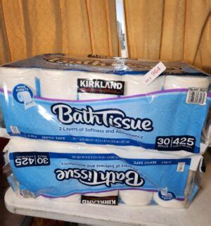 Po964 Kirkland Bath Tissue 30 Rolls Sealed Leftover Treasures