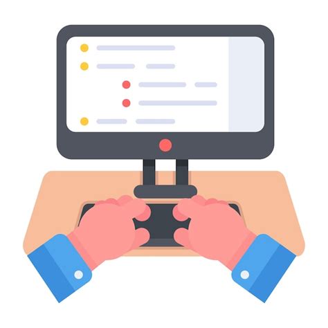 premium vector get this flat icon depicting frontend programming