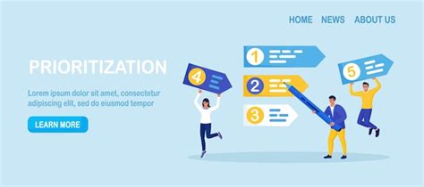 Premium Vector Prioritization Businessmen Set Work Priority Arrange To Do List Employees