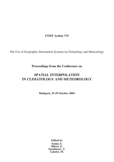 Pdf Mean Air Temperature Estimation In Mainland Portugal Test And