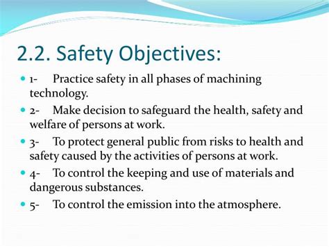 Safety Awareness Objectives At Katherine Edmunds Blog