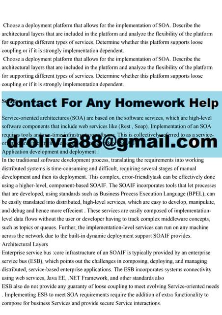 Choose A Deployment Platform That Allows For The Implementation O Pdf Cloud Computing Internet