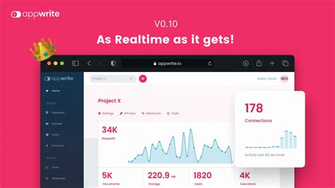 announcing appwrite 0 10 and the new realtime api