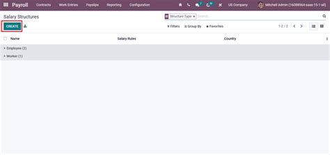 US Payroll Management Using Odoo Payroll Module