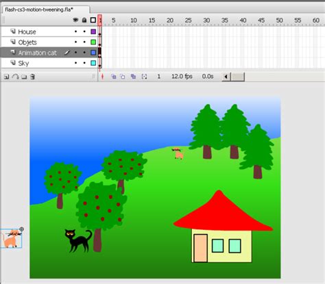Flash Classic Motion Tweening Tutorial Edutech Wiki