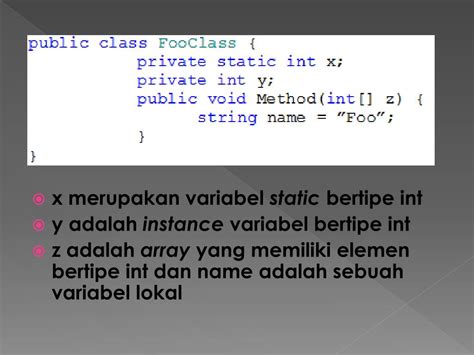 Ppt Pertemuan 2 Variabel Ekspresi Operator Dan Flow Control