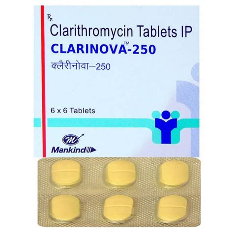 Clarithromycin Tablets Ip 250 Mg At ₹ 250box Khrishna Nagar