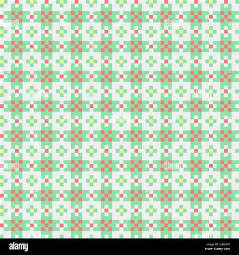 Abstract Cross Pattern Dotted Generative Computational Art Illustration