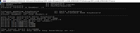 Github M Ahsan Ali 001computer Shop Semster Project Computer Shop Database Developed On C
