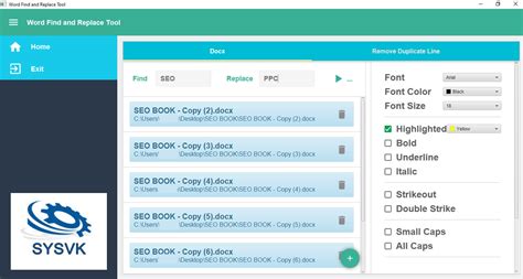 Word Search And Replace Tool To Find And Replace In Multiple Word Documents