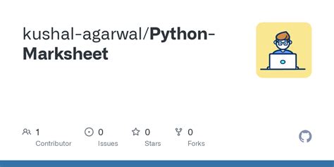 Github Kushal Agarwal Python Marksheet