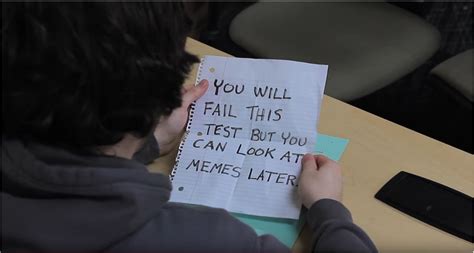 When The Professor Lets You Bring A Cheat Sheet Scrolller