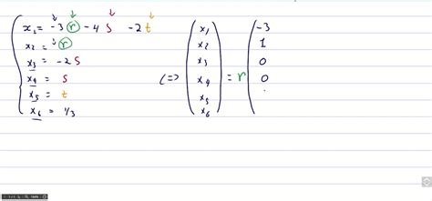 SOLVED For The Linear System In Example 5 Of Section 1 2 Express The General Solution That We