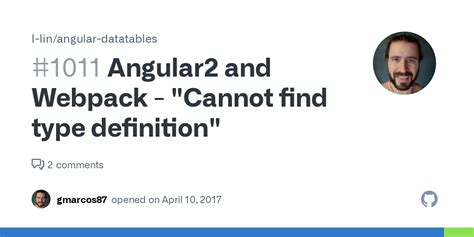 Angular2 And Webpack Cannot Find Type Definition · Issue 1011 · L