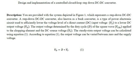 Solved Design And Implementation Of A Controlled Closed Loop Chegg