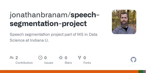 Github Jonathanbranamspeech Segmentation Project Speech