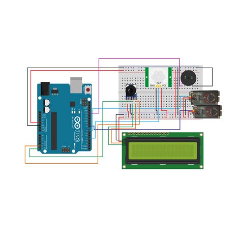 how to make non touch automatic door open close system arduino