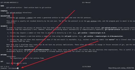 【vulhub】git shell 沙盒绕过（cve 2017 8386）漏洞复现 cve 2017 8386 漏洞复现 csdn博客