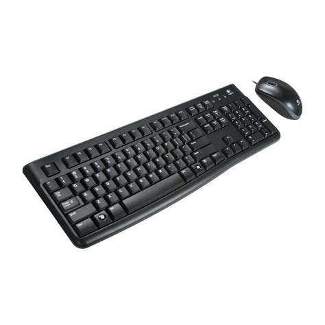 Logitech Mk Combo Wired Usb Keyboard And Mouse Jungle Lk