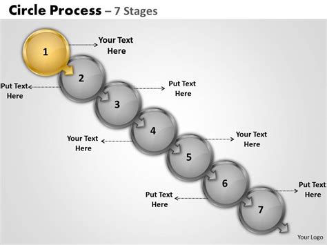 Top Step Flow Process PowerPoint Presentation Templates In