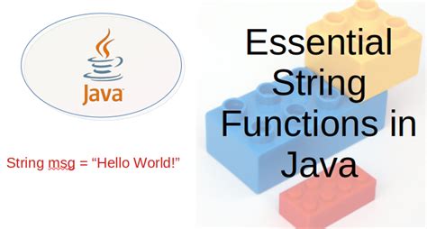 Essential String Functions In Java