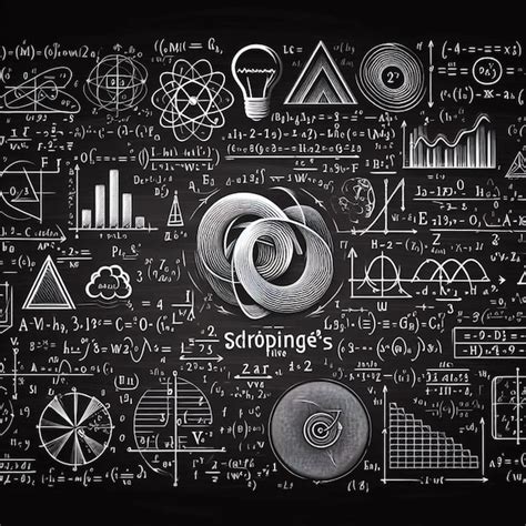 premium vector blackboard with mathematical formulas and equations