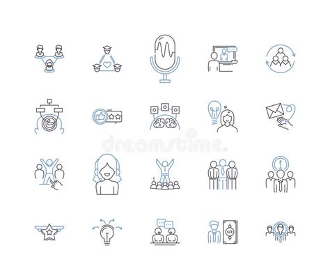 Adaptability Strategies Line Icons Collection Resilience Flexibility Versatility Agility