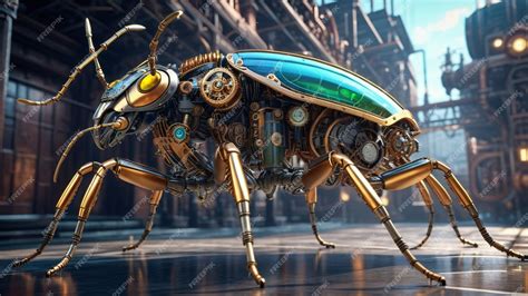 Premium Photo The Clockwork Beetle