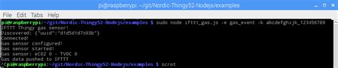 Walkthrough Of Nordic Thingy 52 Node Js Raspberry Pi Demos Blogs