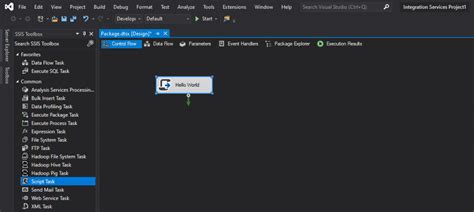 Sql Server Integration Services Ssis Basics Script Task