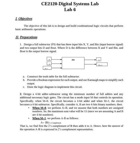 solved i objectives the objective of this lab is to design