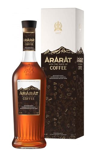Коньяк Арарат Кофе цена 0,5 л в коробке 2079 руб., купить Арарат Кофе в ...
