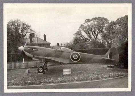 Supermarine Spitfire Vintage Photo Royal Air Force Raf £1495 Picclick Uk