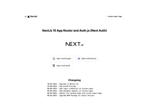 Nextjs App Router Nextauth By Weehongkoh A Nextjs Template Built At