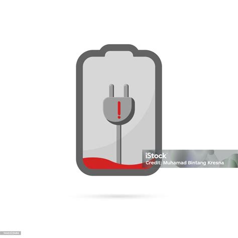 Isi Daya Presentasi Baterai Presentasi Pengisian Daya Ikon Baterai Listrik Ilustrasi Stok
