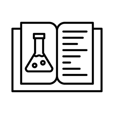 Premium Vector Science Line Illustration