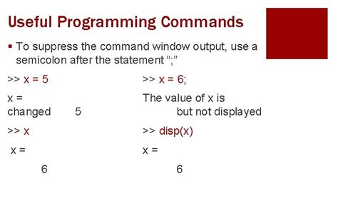 Introduction To MATLAB ENGR 1181 MATLAB 1 Programming