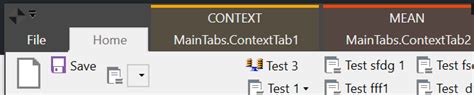 Theming Of Selected Context Ribbon Tab · Issue 578 · Fluentribbon