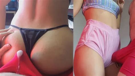 Clothed Grinding Hard Until He Cum In His Underwear Dry Humping Lap