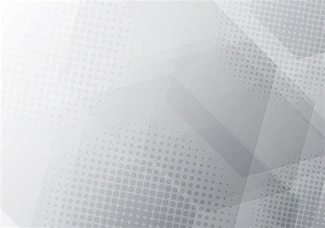 Radial Hexagonal Abstract Halftone Circle Featuring Dotsvector Illustration In Black And White