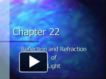 PPT Reflection And Refraction PowerPoint Presentation Free To View Id E NzU Y