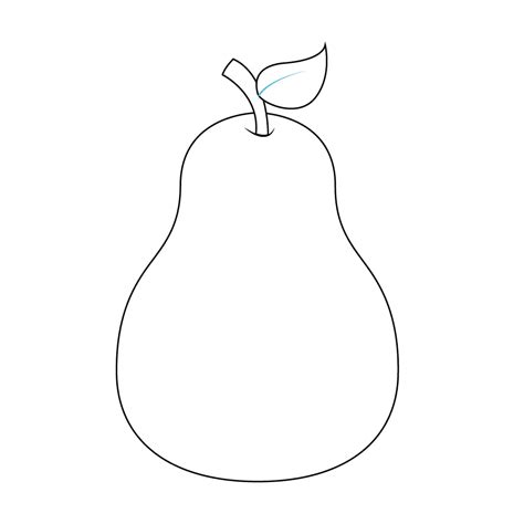 How To Draw A Pear Step By Step