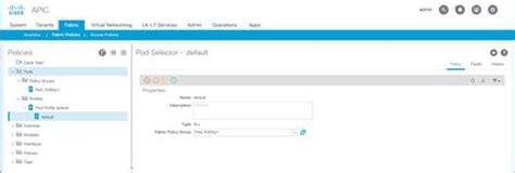 Setting Up An ACI Fabric Initial Setup Configuration Example Cisco