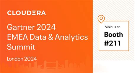Well See You At The Gartner Data And Analytics Summit Cloudera Blog Cloudera
