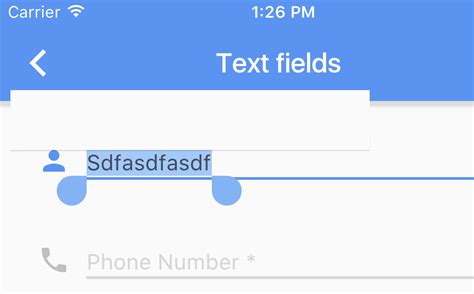Text Selection Toolbars Dont Render Correctly On Ios Simulators · Issue 11302 · Flutter