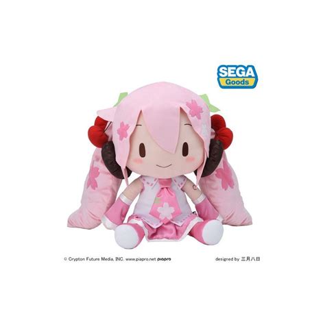 Plush Jumbo Fuwapuchi Miku Sakura Vocaloid Hatsune Miku Meccha Japan