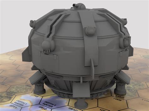 Battletech Fortress Mapscale Military Dropship Defiance Industries