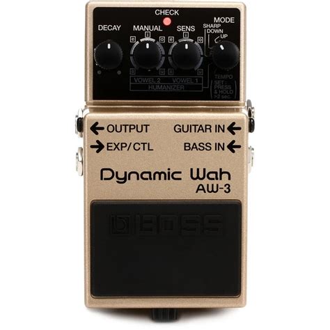 Pedal Efecto Boss Aw 3 Dynamic Wah Audiomusica