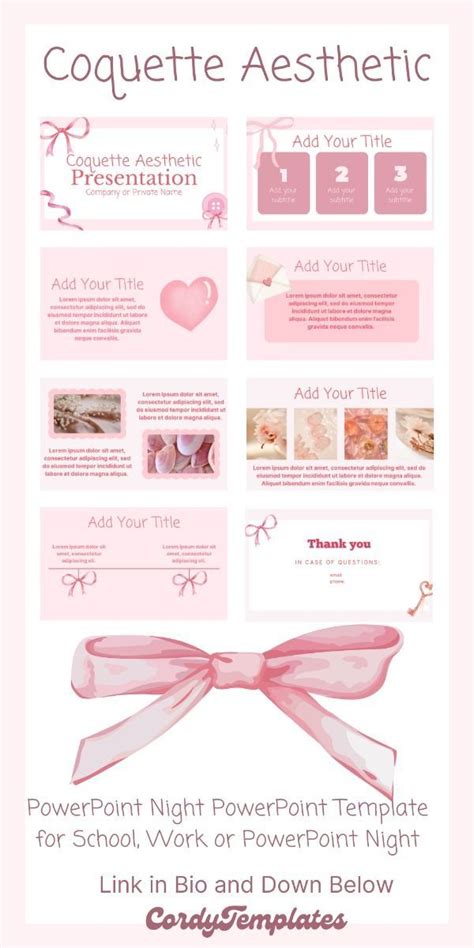 Coquette Aesthetic Powerpoint For Powerpoint Night In 2024 Powerpoint