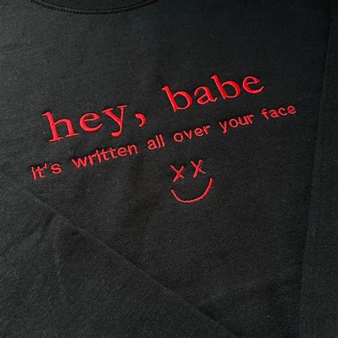 Hey Babe Its Written All Over Your Face Louis Tomlinson Etsy